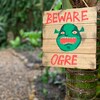 Shrek Beware Ogre Painting on Wooden Plaque Wall Hanging Handmade - Etsy