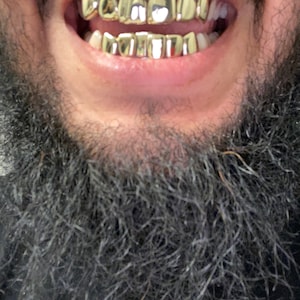 Handmade Custom Florida Deep Cut Perm Style Dental Gold Grillz - Etsy