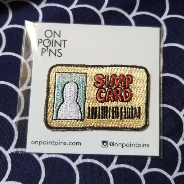 Simp Card Arthur Meme Iron on Patch (small or Large) | 90s Cartoon ...