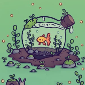 Wizard Frog Computer Desktop Theme Background Wallpaper - Etsy