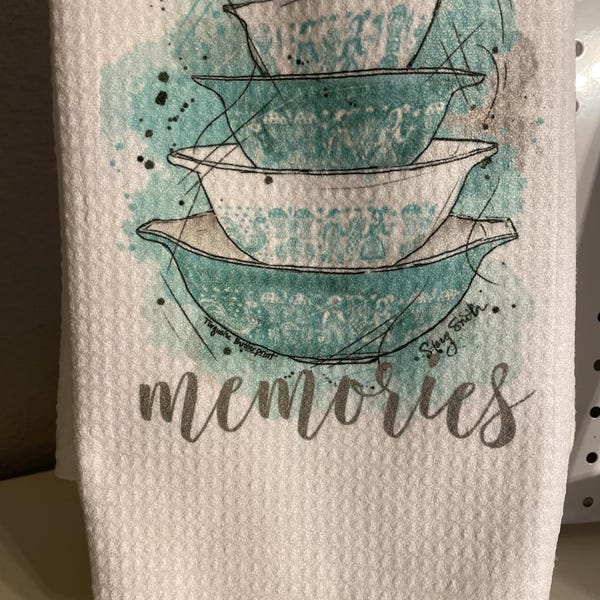 Vintage Pyrex Drawing Spring Blossom- DIGITAL DOWNLOAD - Etsy