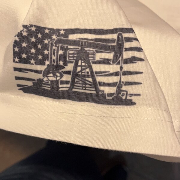 US Flag Oil Rig Svg, Oil Rig Cutfile, US Oil Rig Png, Oil Rig Clipart ...