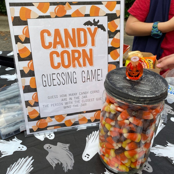 Candy Corn Guessing Game. Printable Guess How Many Candy Corns for ...