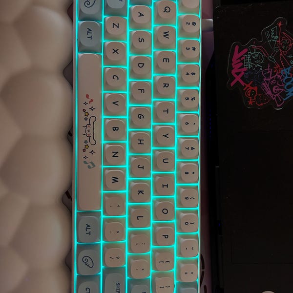 Japanese Style Hatsune Miku 130 PCS OEM Profile Anime Keycap Set for ...