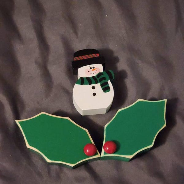 Christmas Decor Personalized Snowmen Holiday Decor Christmas Decoration ...