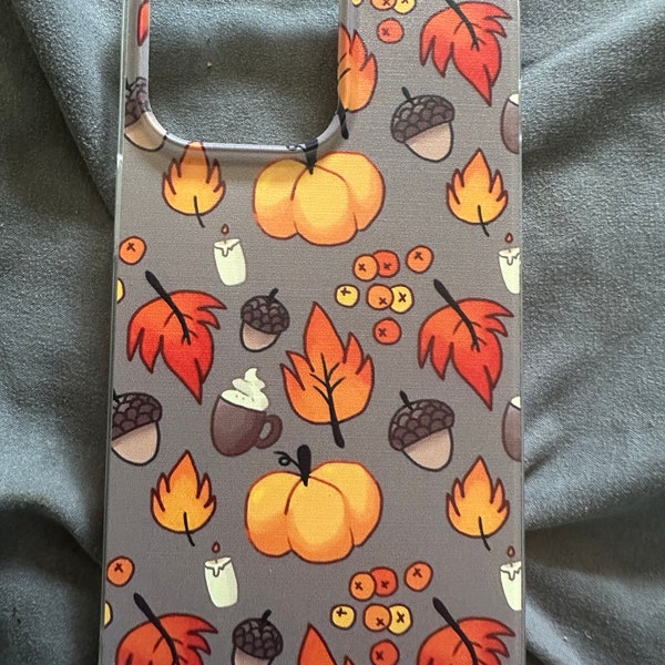 Autumn Phone Case Fall Leaves Cover for iPhone 17 Pro Max, 16e, 15, 14 ...