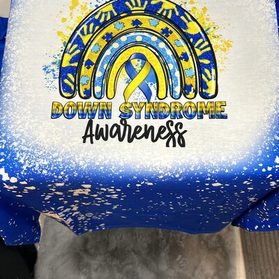 Down Syndrome Awareness Rainbow Png, Down Syndrome Ribbon Png, Down ...