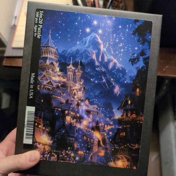 Acotar Puzzle Velaris Art, ACOTAR Puzzle Fantasy Picture Puzzle Bookish ...