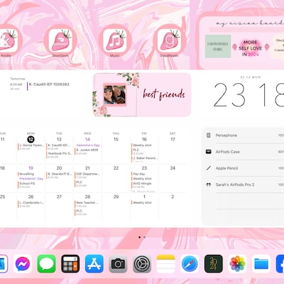 Aesthetic IOS 17 Theme Kit, iPad Wallpaper, iPhone Icons, Widgets ...