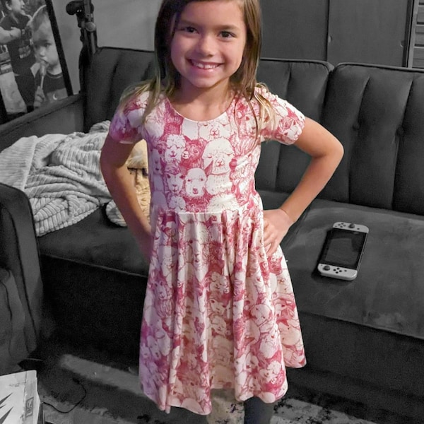 Kids Twirl Dress PDF Sewing Pattern Pattern 108 - Etsy