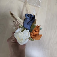 Burnt Orange and Navy Blue Wedding Flowers, Burnt Orange & Navy Wedding ...