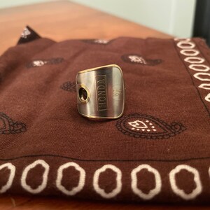 Large Custom Alto Saxophone Ring Made From Authentic Musical - Etsy