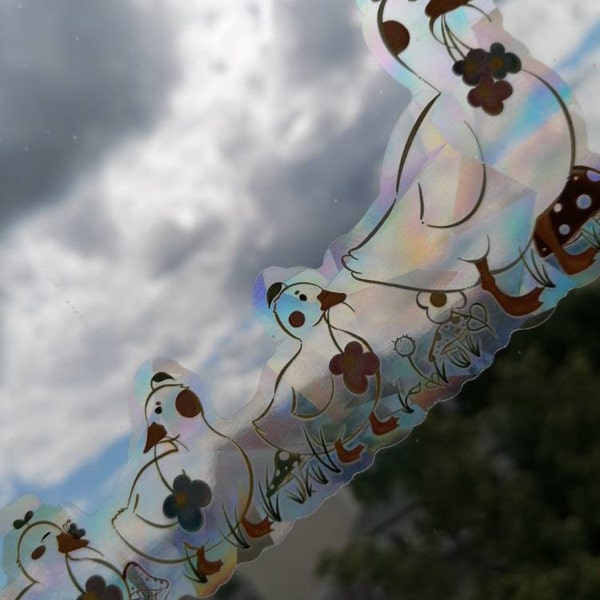 Mushroom Cottage Core Cat Sticker, Fairy Garden Sticker, Magical ...