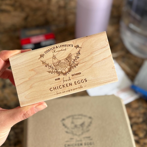 Custom Egg Carton Stamp Engraved Farm Egg Stamp Personalized Farm Logo ...