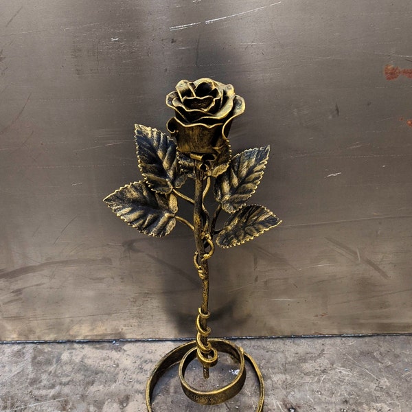 Handmade Metal Rose the Perfect Gift, Every Time. Steel Rose Сopper - Etsy