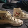 Embroidered Converse Mushroom and Frog, Converse High Tops Chuck Taylor ...