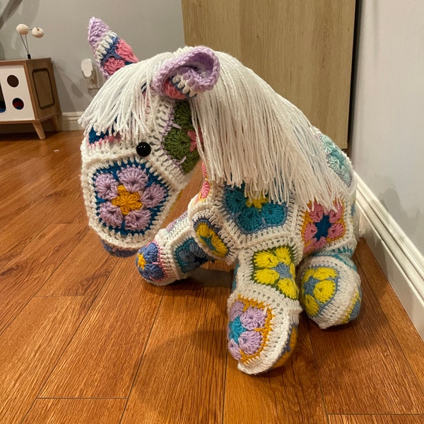 Fatty Lumpkin the Brave African Flower Pony Crochet Pattern - Etsy