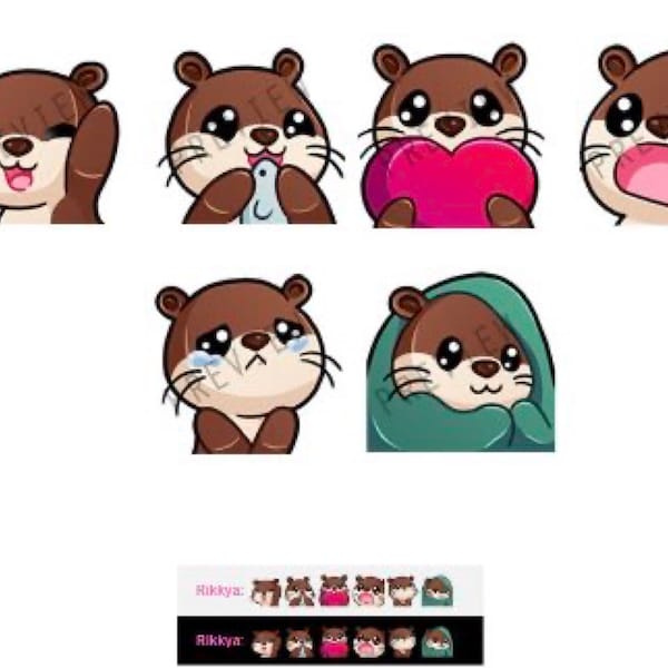 Twitch Emote Grey Mouse Pack 3 Instant Download / P2U. Premade Stream ...