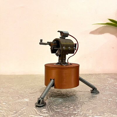 Painted Moving Rust 3D Printed Auto-turret USB C - Etsy