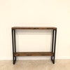 Solid Wood Console Table Lentini Design Slim Handmade Entryway Table ...