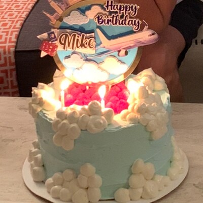 Around the World 3d Cake Topper /travel 3d Cake Topper/ Traveler Party ...