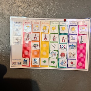 Weekly Visual Calendar includes 264 Cards - Etsy