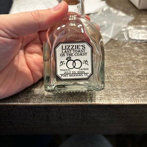 Custom Patron Label, Liquor Label, Graduation Bottle Labels, Grad Gift ...