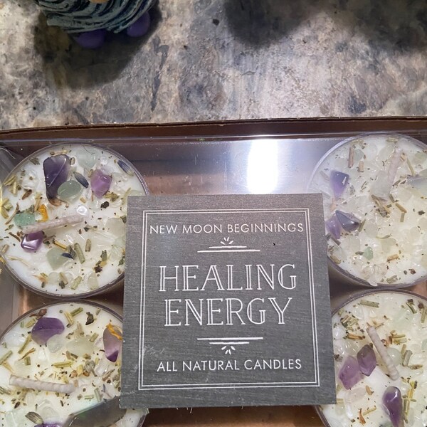 Healing Energy Candle - Negative Energy Cleansing - Soy Aromatherapy ...