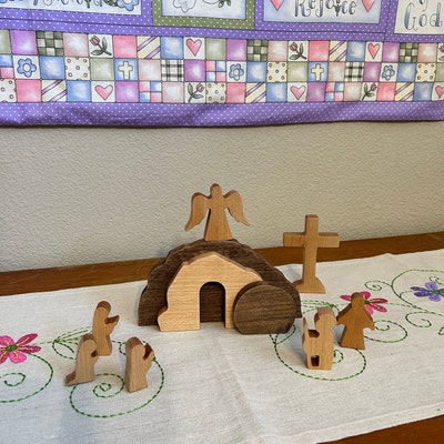 Easter Decor Resurrection Scene Christian Decor Handmade Easter ...