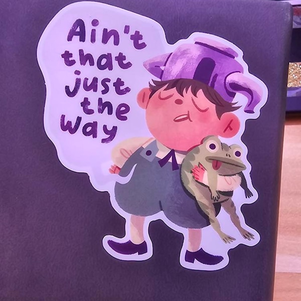 Greg Ain't That Just the Way OTGW Fanart Sticker | Matte Vinyl Contour ...