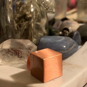 Elemental Cube Collection: 1.25 Inch Solid Iron Cube | Etsy