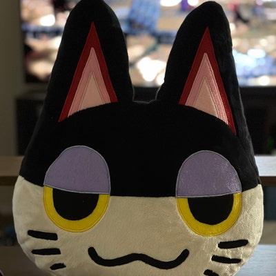 Punchy Animal Crossing Animal Villagers Punchy Cat Pillow New Leaf ...