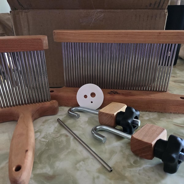 Hackle & Comb Kit Double or Single Row - Smooth Points - Diz and Tine ...