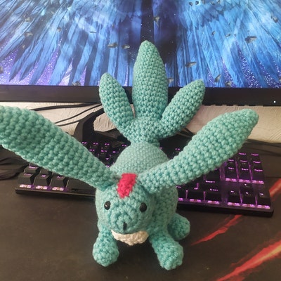 Crochet Pattern Arcanist's Carbuncle final Fantasy XIV - Etsy