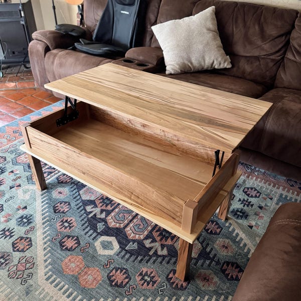 Modern Lift Top Coffee Table, Coffee Table, Wooden Coffee Table, Wood ...