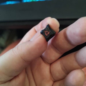 Dragoon FFXIV Hand Painted Soul Crystal/drg Job Stone Final Fantasy XIV ...