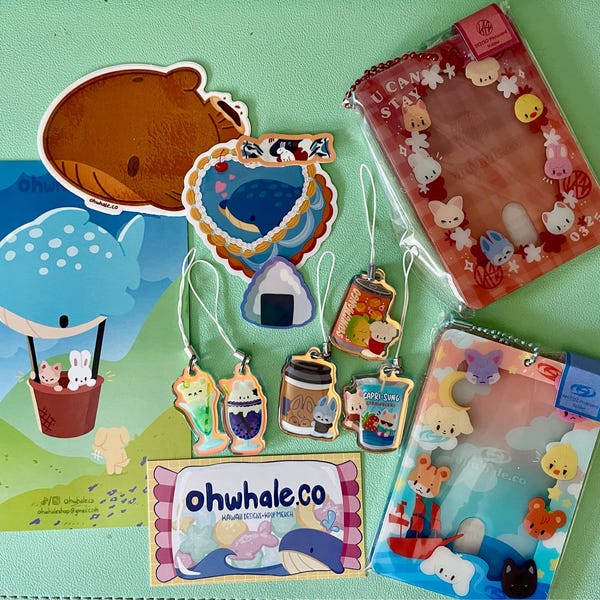 Cute Drinks Rainbow Acrylic Mystery Phone Charm - Etsy