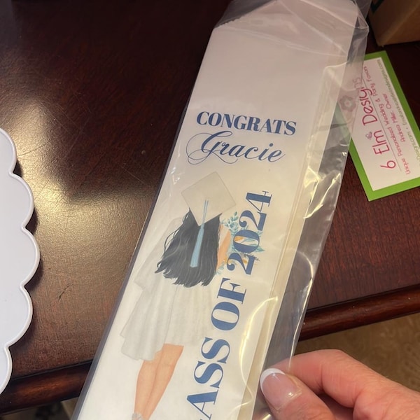 Class of 2024 Girl Graduation Party Silverware Utensil Flatware Bags ...