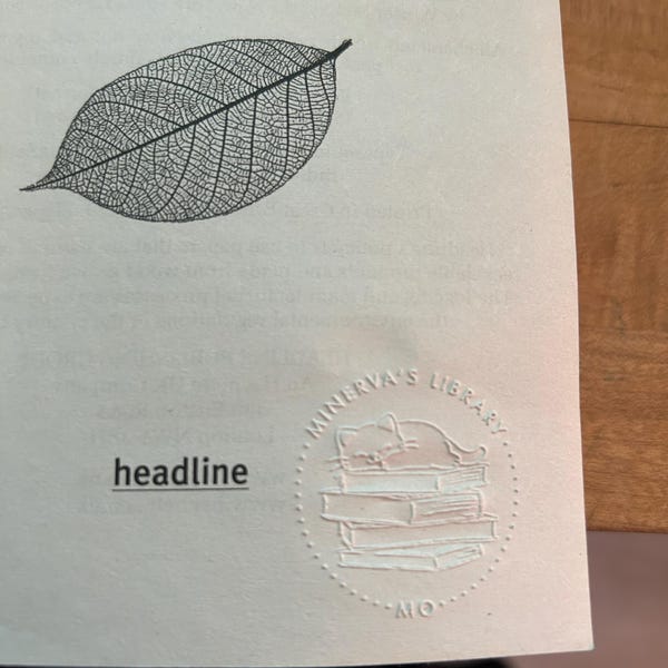 Ex Libris Stamp Book Stamp Personalized Floral Library Stamp ...