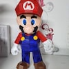 Mario Papercraft 3D, Pepakura Pdf Template Low Polygonal Paper ...