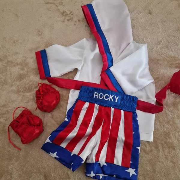 50% OFF Sale Personalized Dancing Adult Boxing Set Boxing Robe Boxing ...
