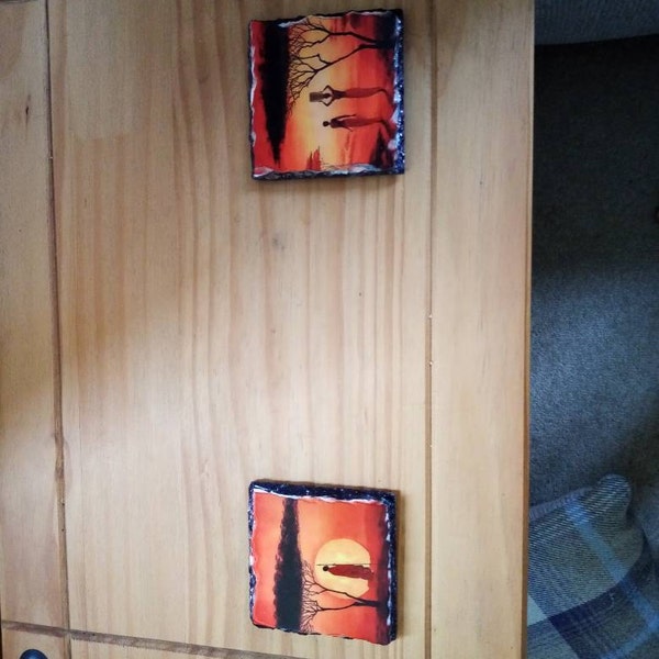 Sea Turtle 3d Effect Coasters, Home and Garden Decor, Letter Box Gift ...