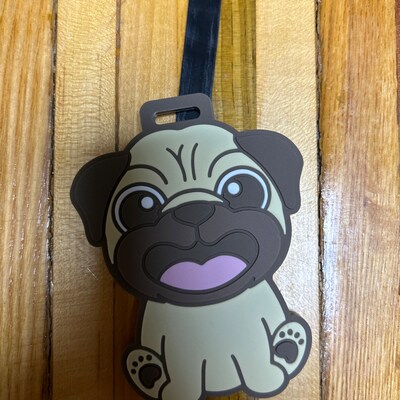 Pug Clear Acrylic Keychain, Dog Breed Keychain, Cute Doggie Keychain ...