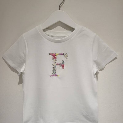 Machine Embroidery Design Floral Letter F Upper and Lowercase Dainty ...