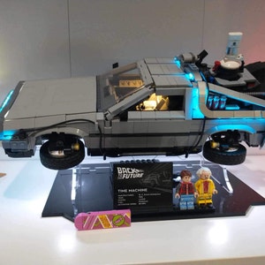 Acrylic Display Stand for Back to the Future Time Machine Set 10300 ...