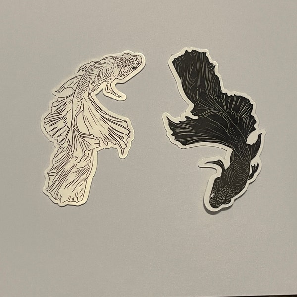 2pcs Stickers, Satosugu Stickers, Betta Fish Stickers, Jujutsu Stickers ...