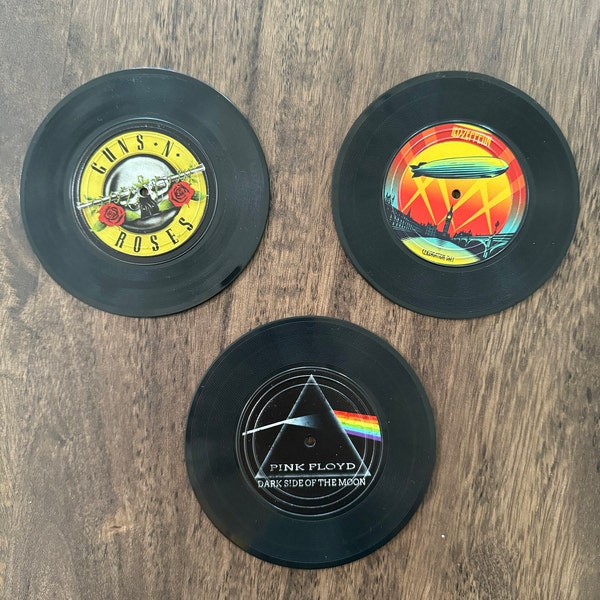 Vintage Record Coasters - Easy to Choose! Pick , Mix and Create Your ...