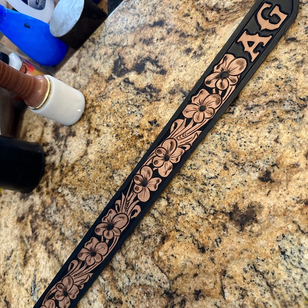 SUNFLOWER BELT PATTERNS - 2 Different Repeating Leather Belt Patterns ...