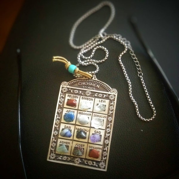 Decorative 12 Choshen Gems Wallhanging Ornament With the Israel Tribes ...