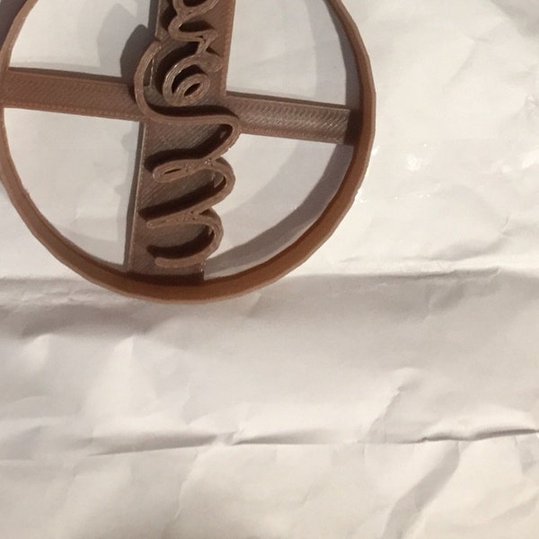 Custom Circle Name and Date Cookie Cutter (personalized) - Name Cookie ...